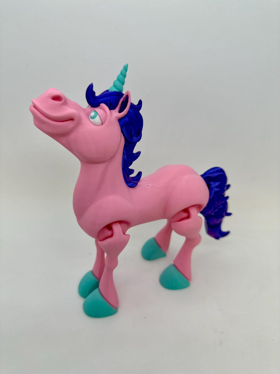 Unicorn - Fridge Toy - Articulated - Flexi Toy - Etsy