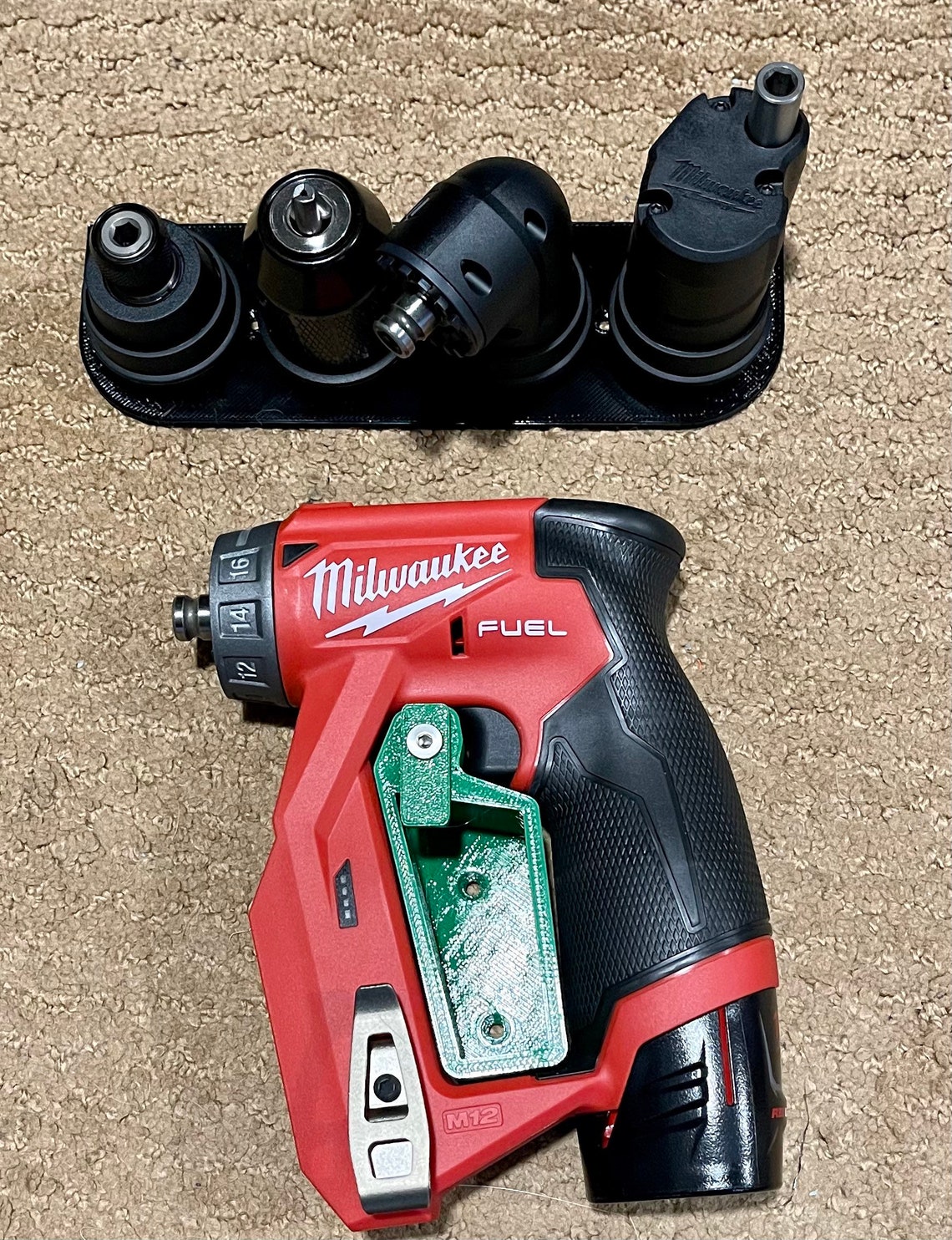 Milwaukee M12 Installation Driver Storage Mounts 2505 | Etsy