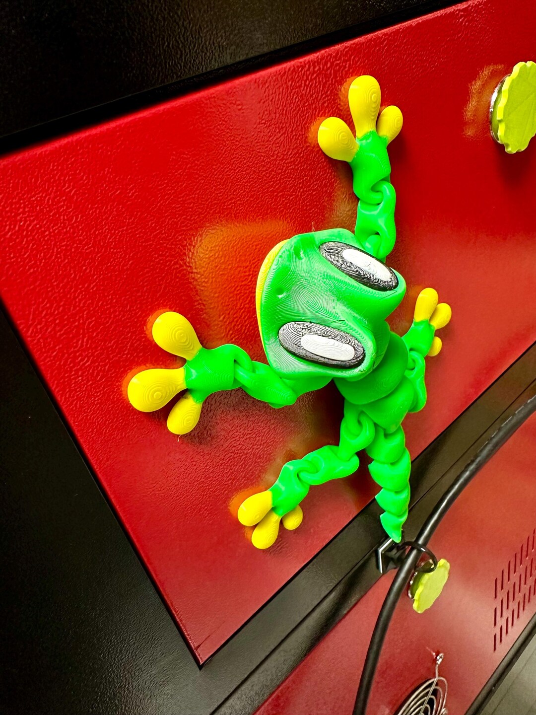 Blob Lab Gecko - Fridge Toy - Articulated - Flexi Toy - Etsy