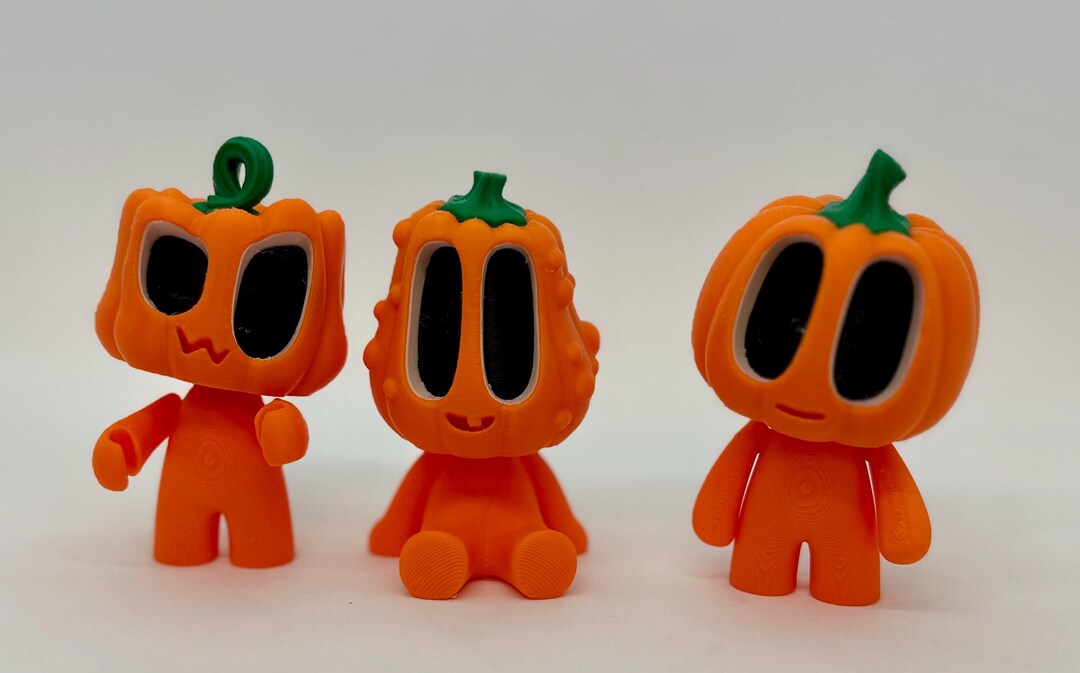 Blob Lab Pumpkins - Fridge Toy - Articulated - Flexi Toy - Etsy