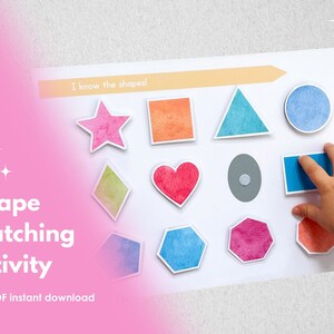 Fun and Educational Shape Matching Busy Book for Toddlers | Shape Quest ...