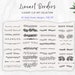 40 Hand Drawn Borders Clip Art Collection, Lineart Design Elements ...