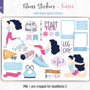 Motivational Quotes Digital Stickers. Fitness Planner - Etsy