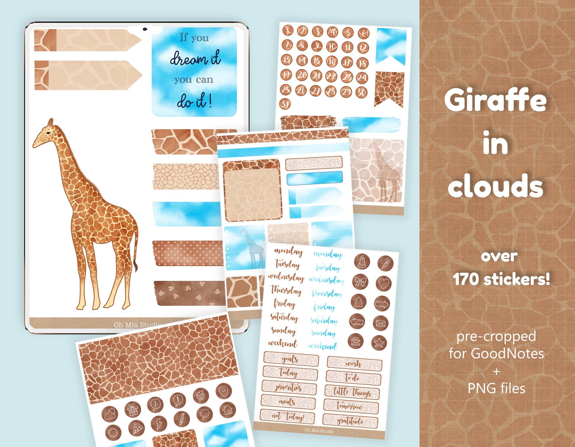 Digital Stickers Bundle Funny Stickers Pre-cropped for | Etsy