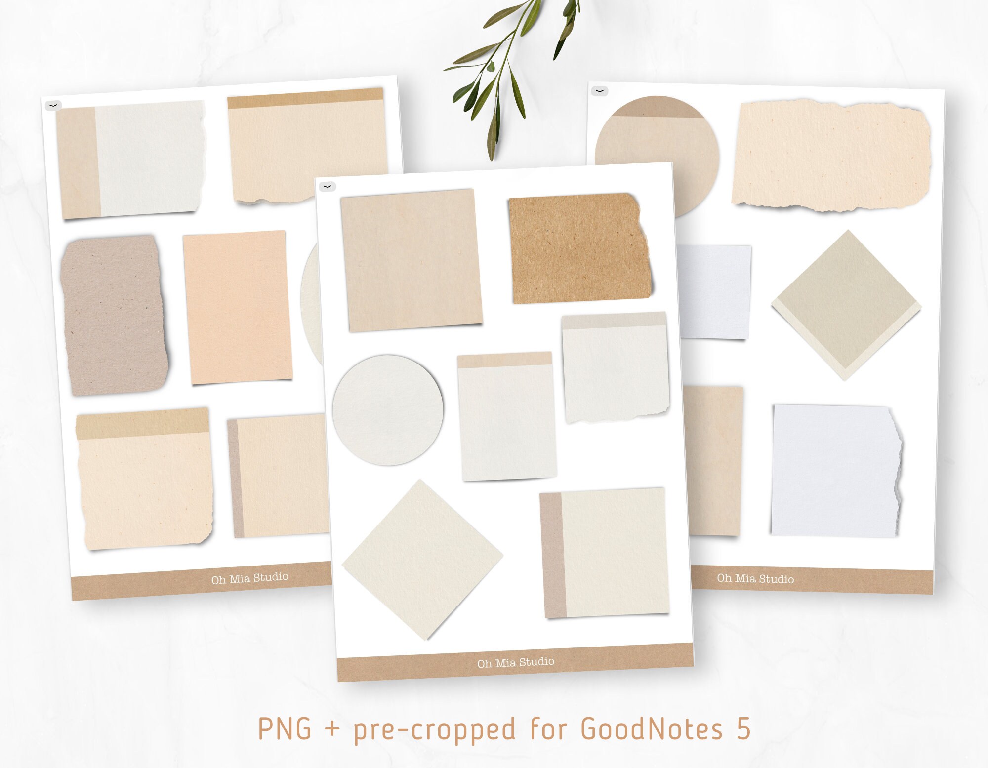 Basic Realistic Looking Digital Sticky Notes Digital Junk - Etsy