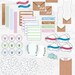 February Digital Stickers Kit. PNG Goodnotes 5 Pre-cropped. Valentine's ...