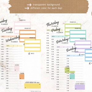 Digital Planner Stickers Daily Page Layouts Goodnotes Templates Daily ...