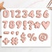Rose Gold Foil Balloons Clip Art Set Rose Gold Alphabet - Etsy