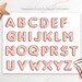 Rose Gold Foil Balloons Clip Art Set Rose Gold Alphabet - Etsy
