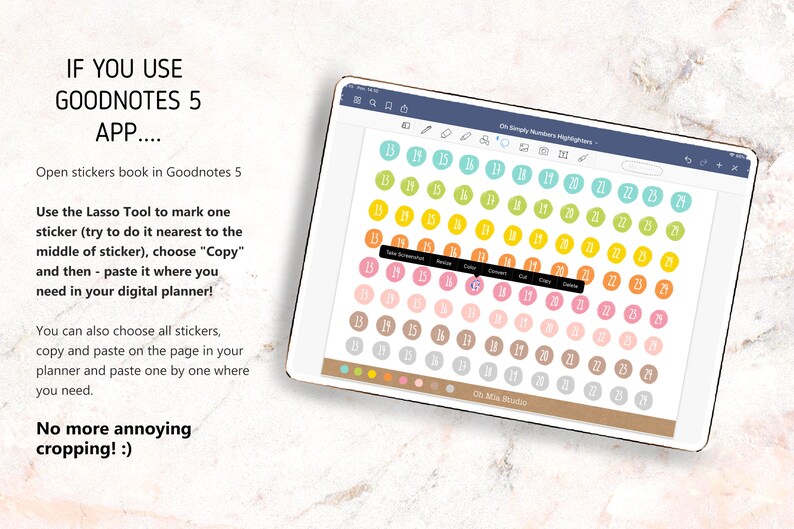 Oh Simply Months Calendar Digital Stickers PNGpre-cropped | Etsy