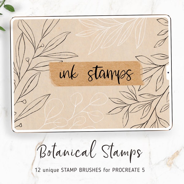 Botanical Stamp - Etsy