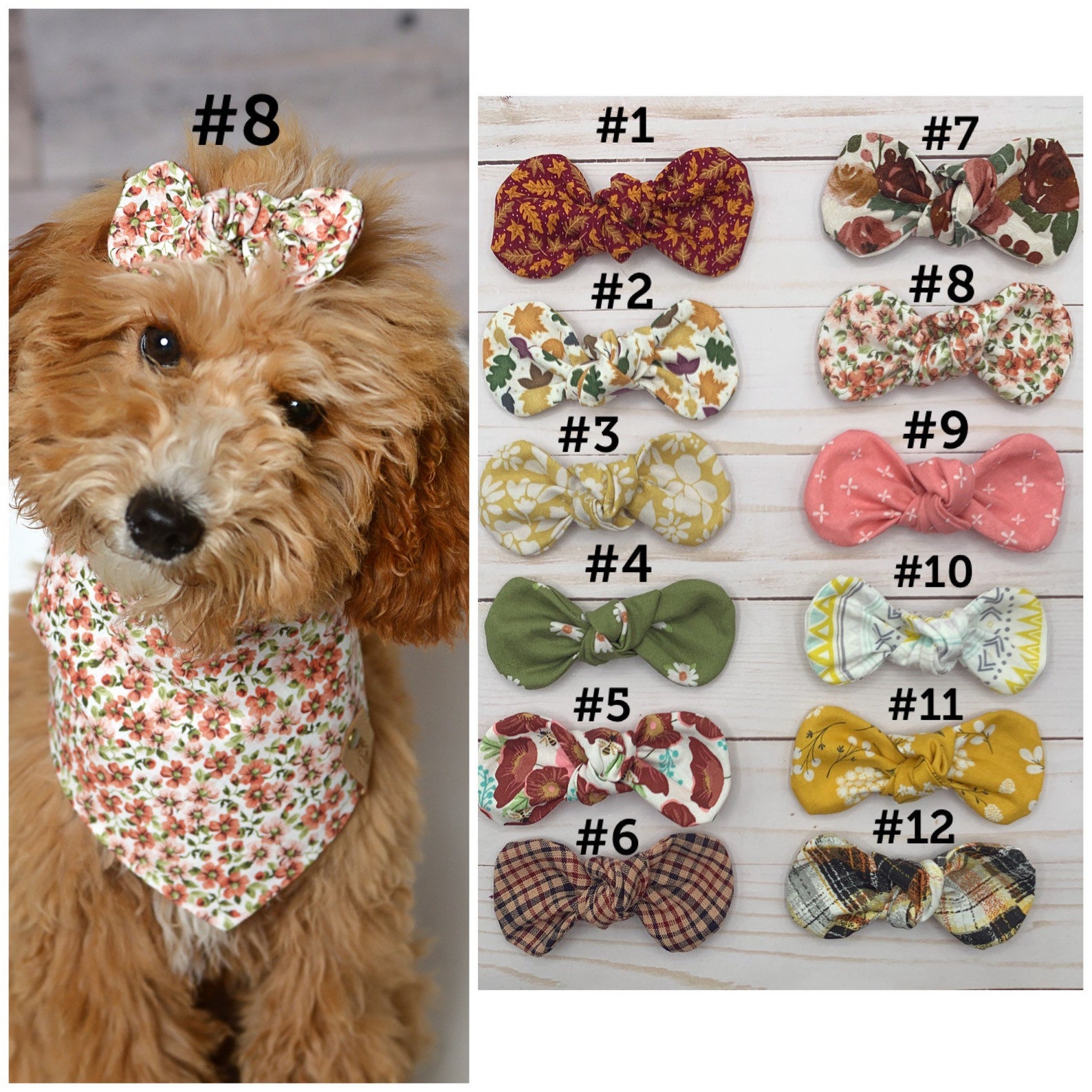 Dog Hair Bow for Dogs, Dog Hair Clip, Fall Hair Dog Bows, Hair Clip for ...