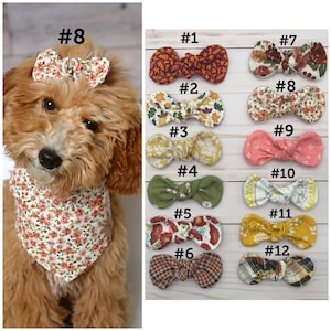 Dog Hair Bow for Dogs, Dog Hair Clip, Fall Hair Dog Bows, Hair Clip for ...