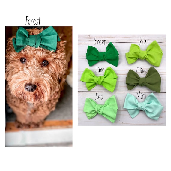 Dog Hair Bow Pinwheel Dog Hair Clip Dog Bows Hair Clip for | Etsy