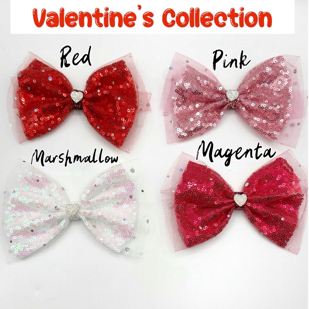 Sparkle Dog Hair Bow, Girl Dog Bow, Hair Clip for Dogs, Dog Hair Clip ...