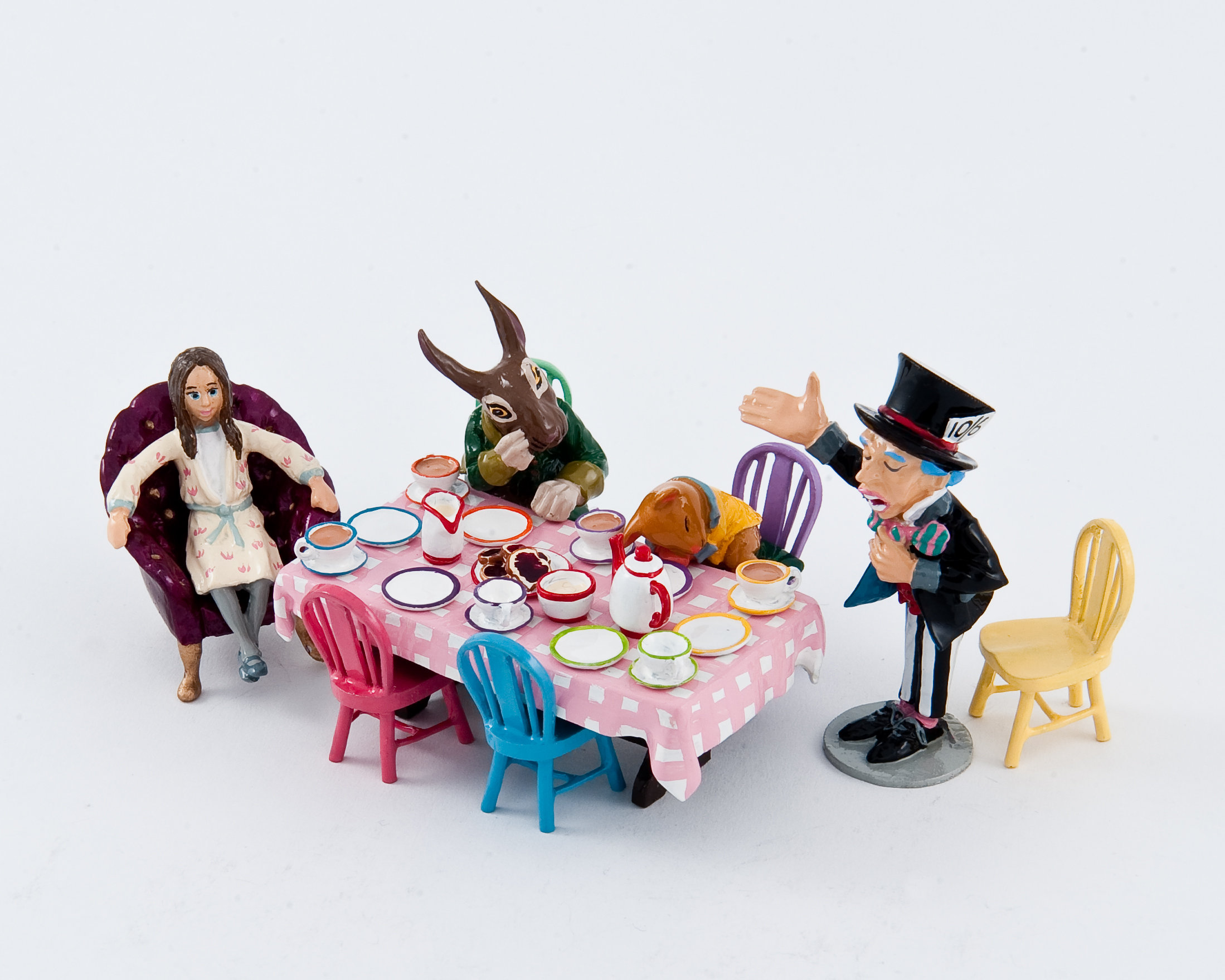 Mad Hatter's Tea Party Miniature Set - Etsy