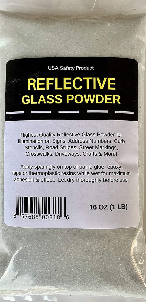 Reflective Glass Powder 1 LB Bag for Traffic Paint Epoxy | Etsy