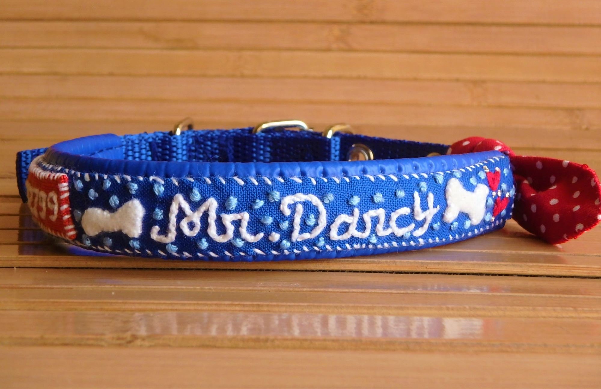 Dog Name Collar Dog Name Tag Collar Dog ID Collar - Etsy