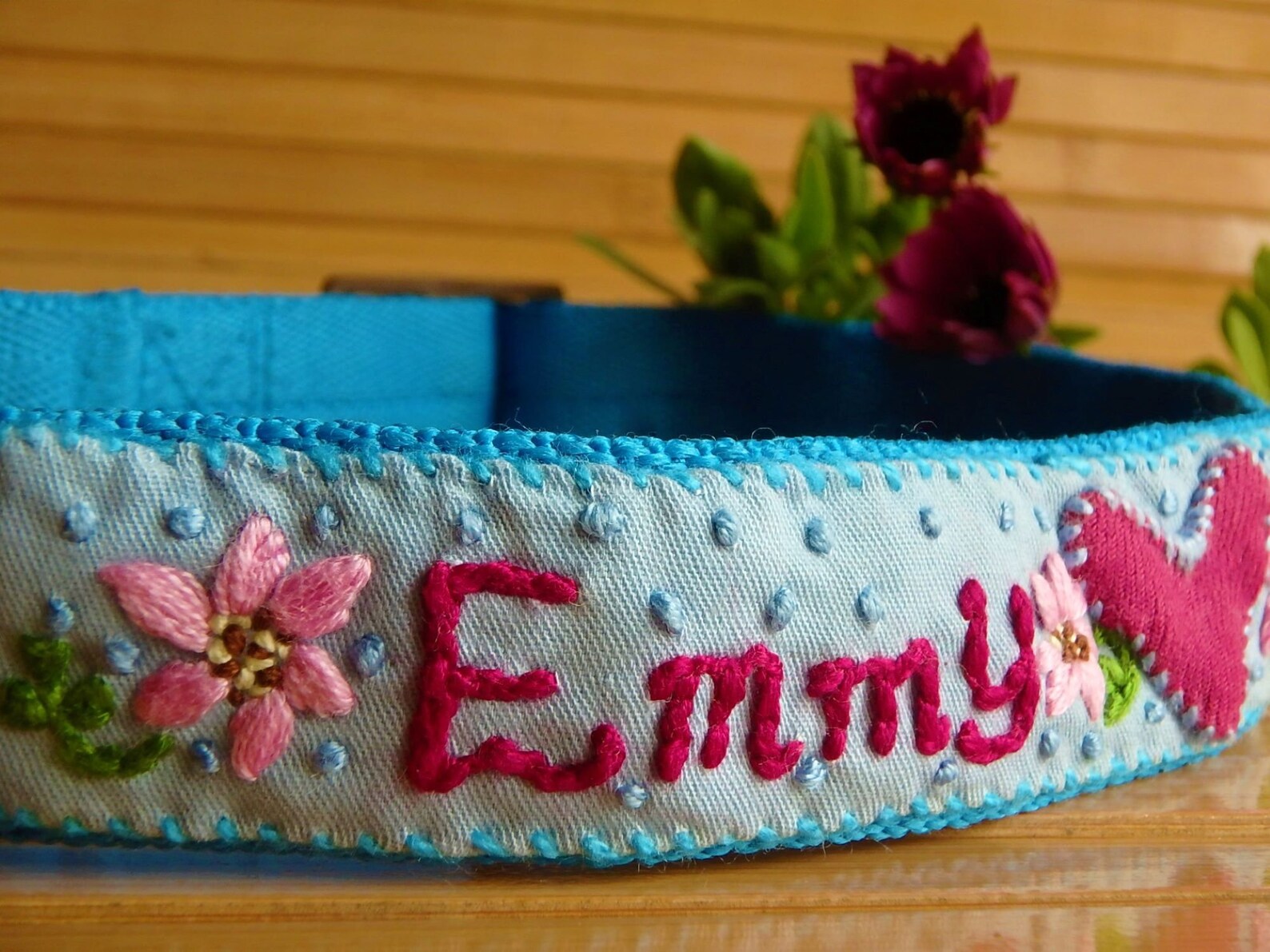 Dog Name Collar Dog Name Tag Collar Dog ID Collar | Etsy