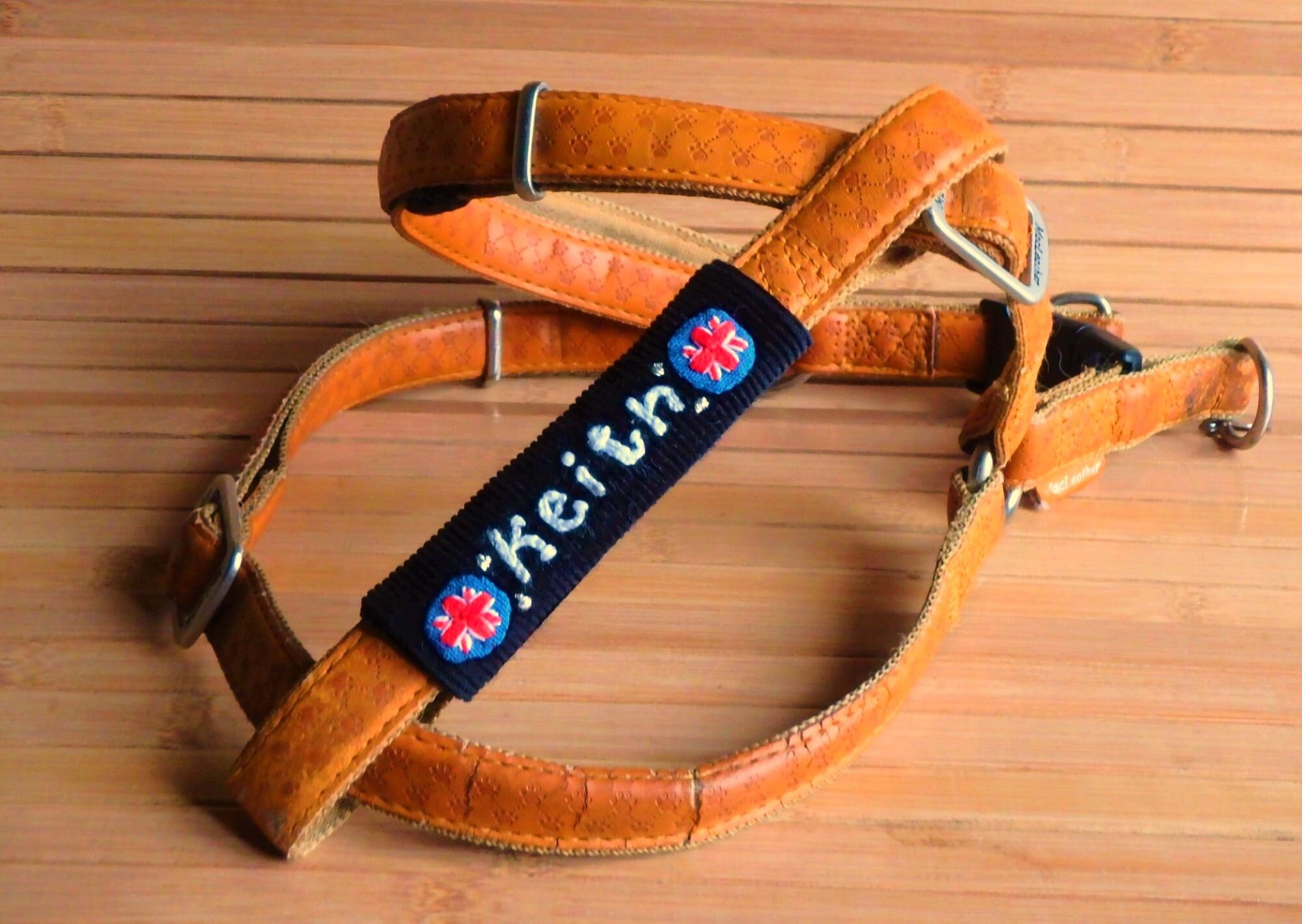 Velcro Dog Name Tag for Harness, Velcro Dog ID Tag, Custom ID for ...