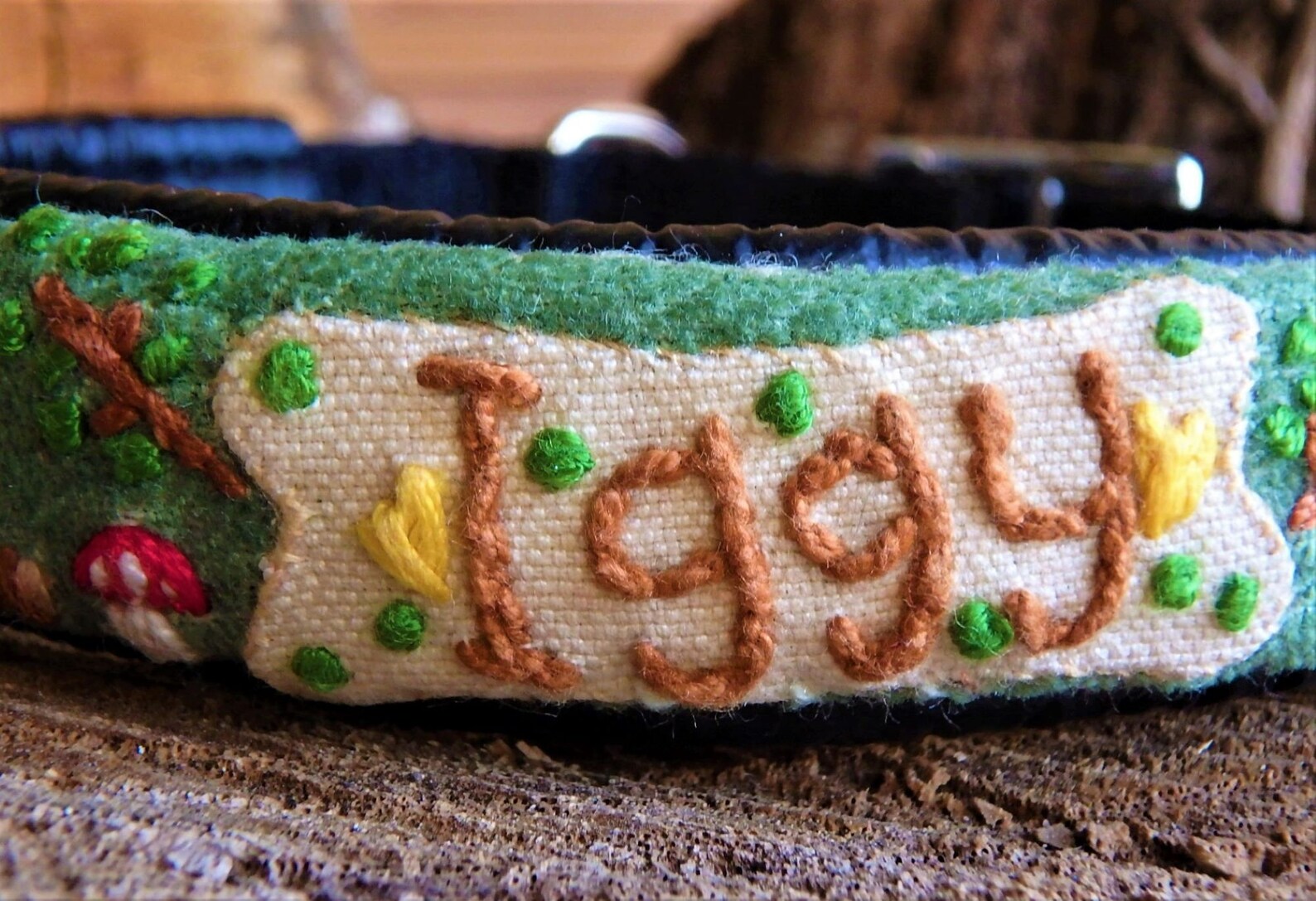 Dog Name Collar Dog ID Collar Personalized Dog Collar Dog - Etsy