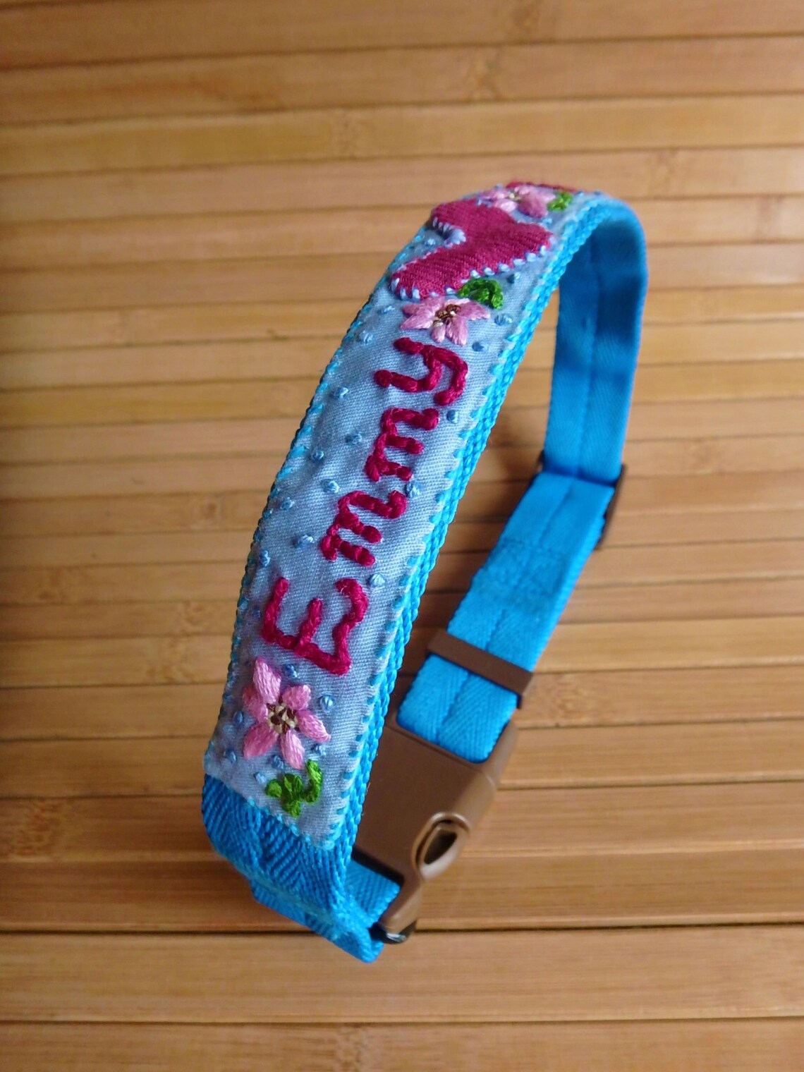 Dog Name Collar Dog Name Tag Collar Dog ID Collar | Etsy