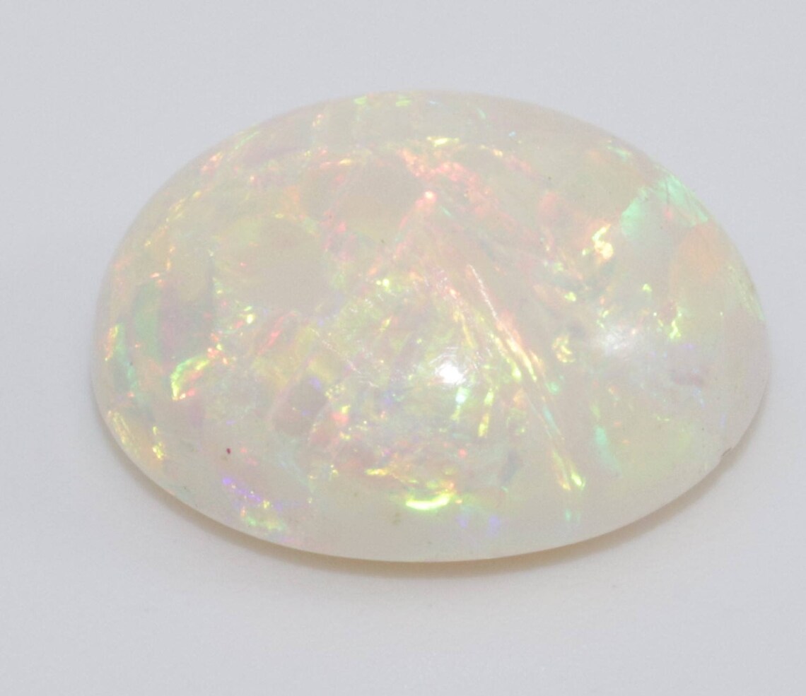 Oval Loose Natural Opal Stone 1.7 Carat 11 Mm by 9 Mm Loose - Etsy