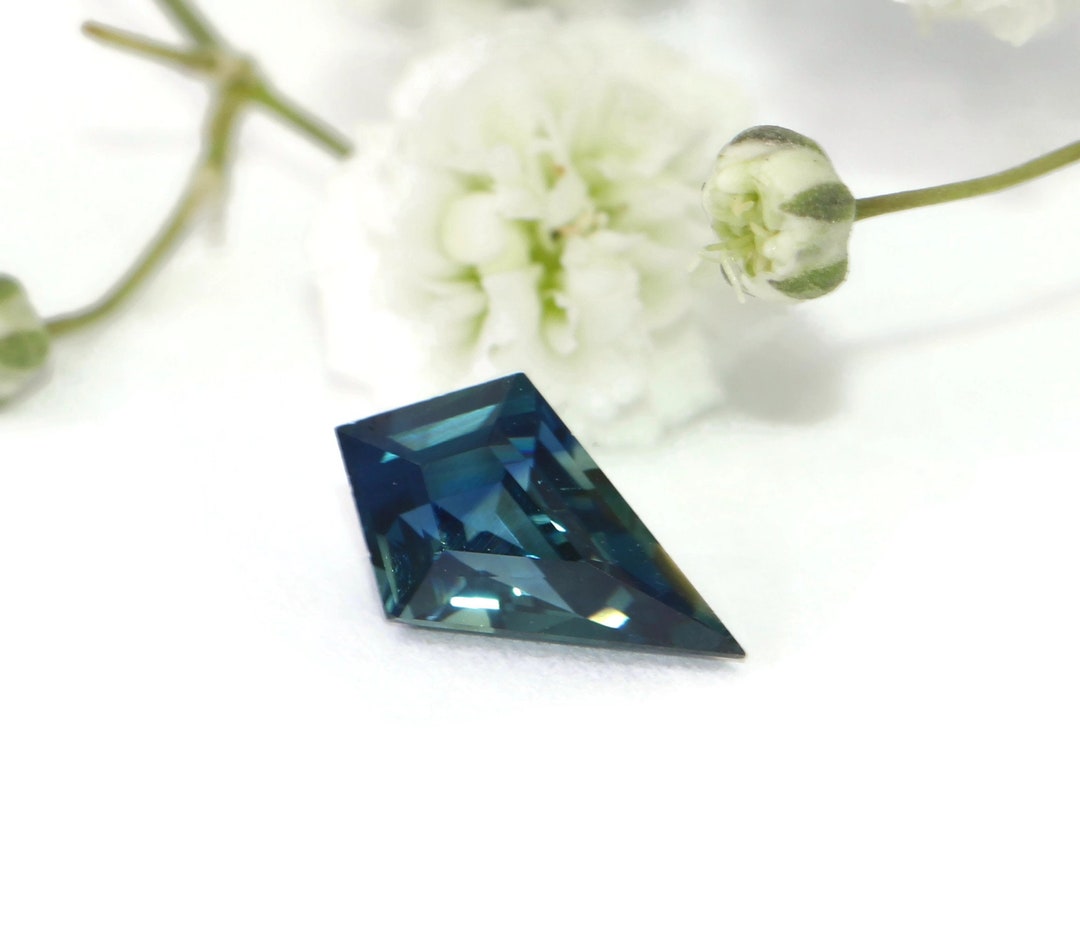Kite Shape Natural Sapphire Gemstone Loose Eye Clean Top Quality 9 Mm ...