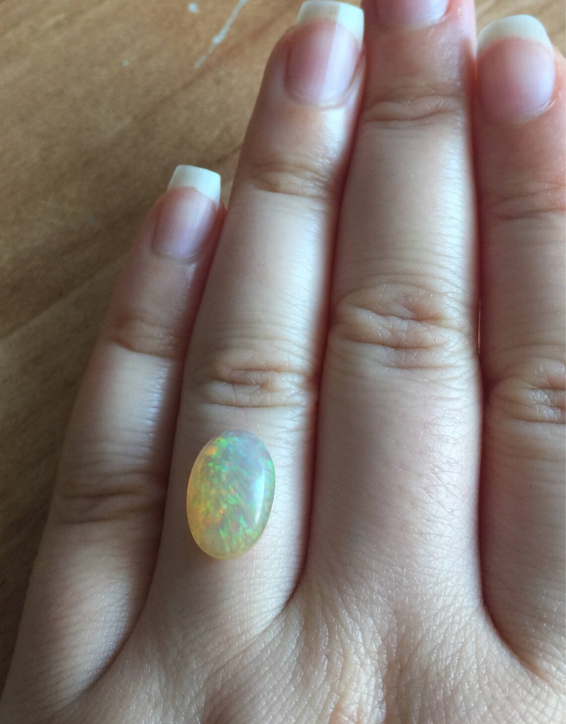 Shiny Oval Natural Opal Stone 2.84 Carat Loose - Etsy