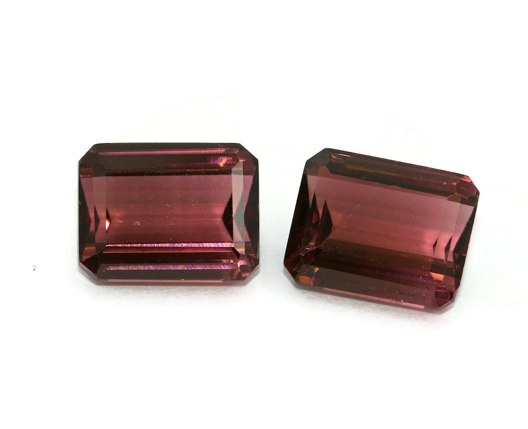 5.33 Carat Cherry Pink High Quality Tourmaline Stones Matching - Etsy UK