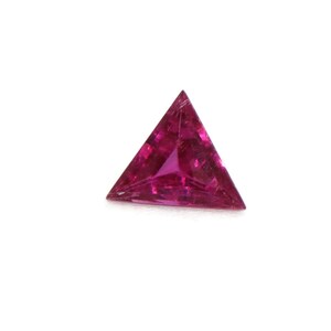 Triangle Rubellite Natural Tourmaline Gemstones Loose - Etsy