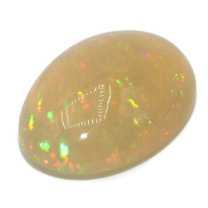 Shiny Oval Natural Opal Stone 2.84 Carat Loose - Etsy