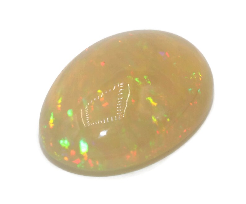Shiny Oval Natural Opal Stone 2.84 Carat Loose - Etsy