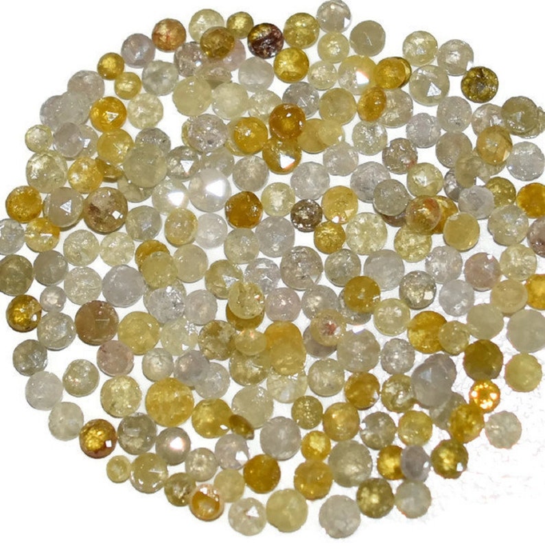 1 Loose Rustic Rose Cut Natural Diamond Stone for Custom Made Jewelry ...