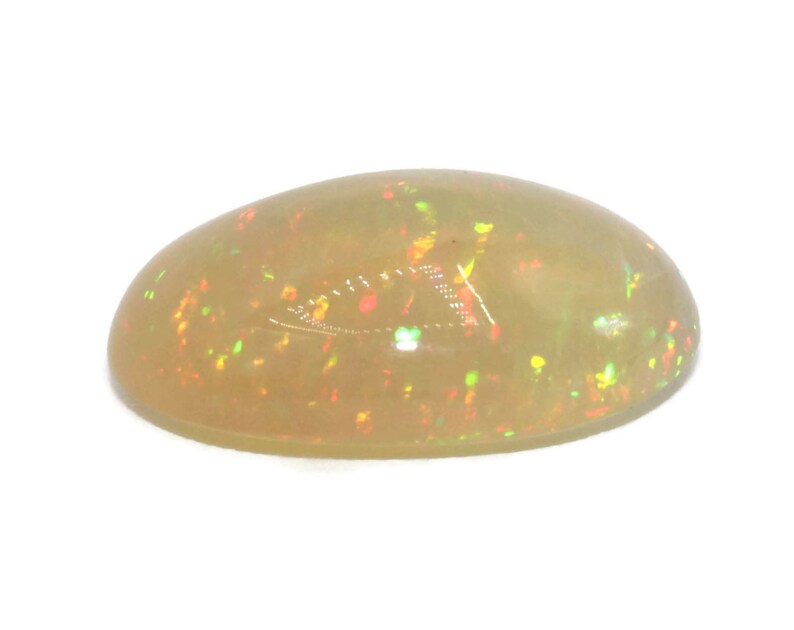 Shiny Oval Natural Opal Stone 2.84 Carat Loose - Etsy