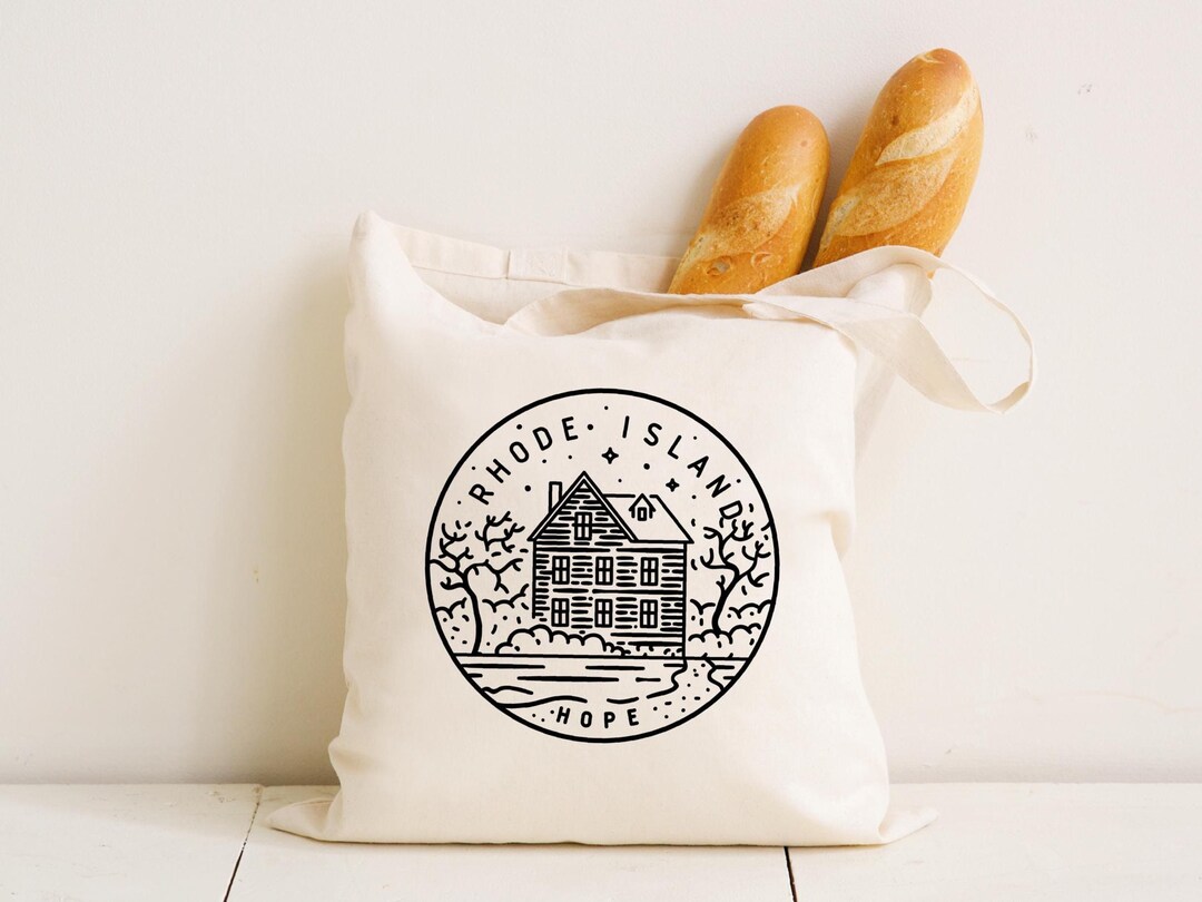Rhode Island State Motto Tote Bag, Rhode Island Home State Pride Book ...