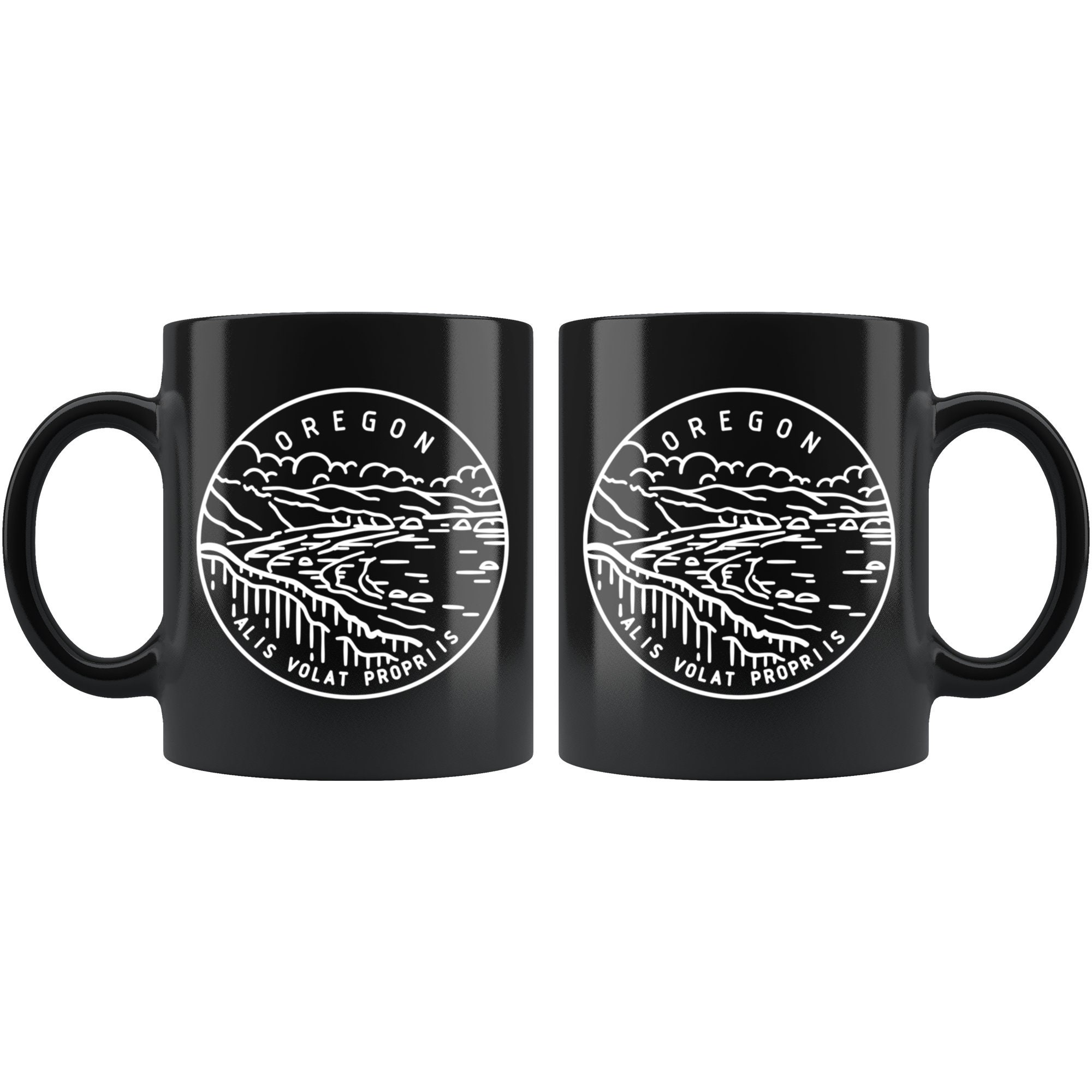 State of Oregon Coffee Mug Oregon Home State Pride 11 Oz - Etsy