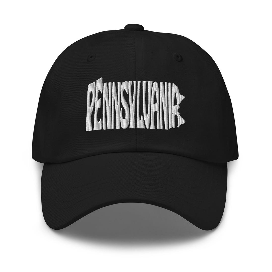 Pennsylvania State Shape Dad Hat, Pennsylvania Baseball Cap ...