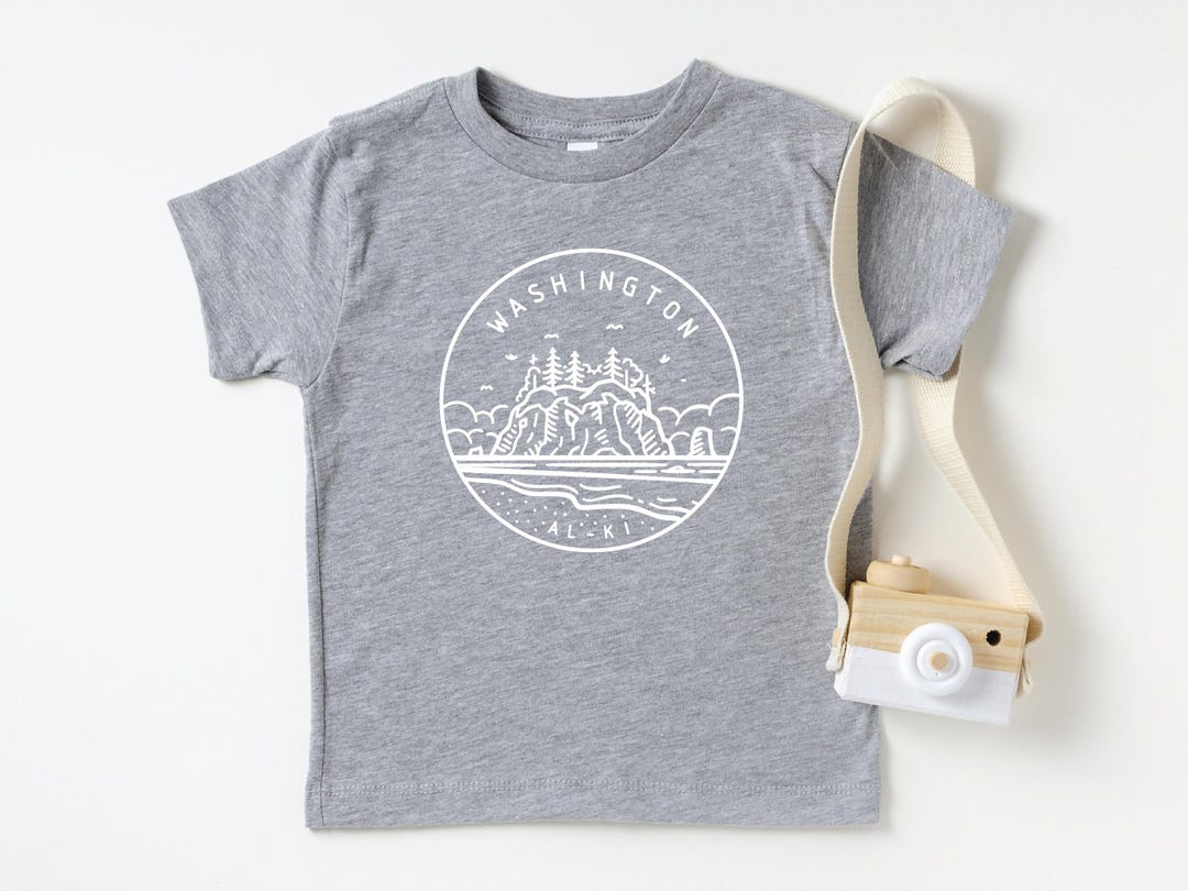 Washington State Motto Toddler T-shirt, Moving to Washington Kids Shirt ...