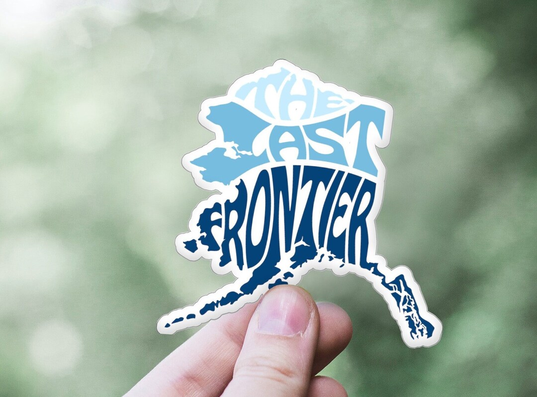 Alaska Nickname Sticker | the Frontier State Waterproof Decal | Alaska ...