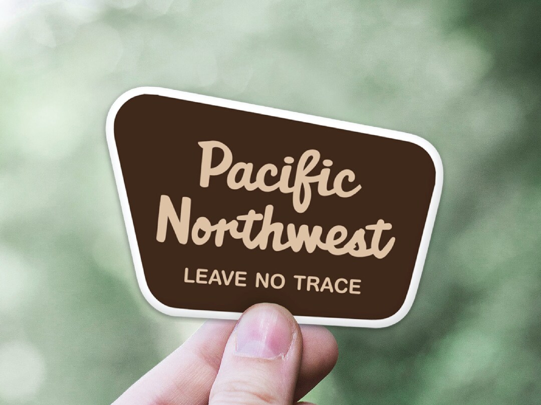Pacific Northwest National Forest Sticker, National Park Laptop Sticker ...
