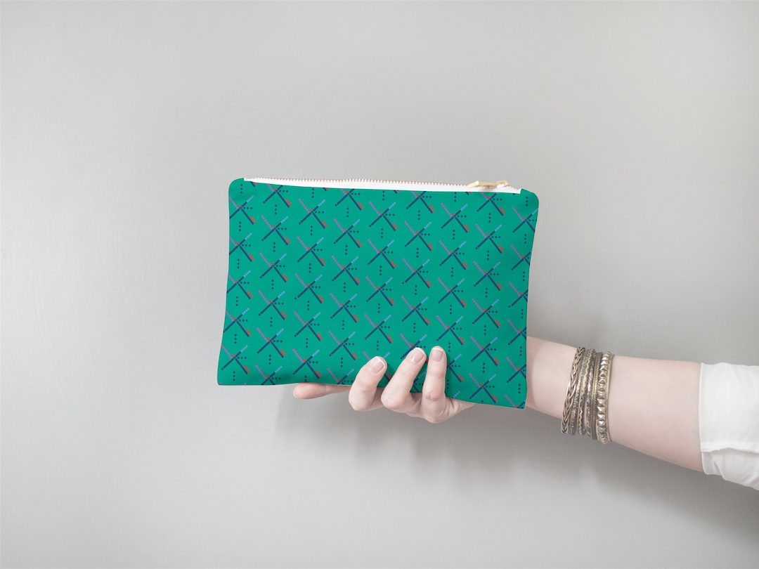 PDX Carpet Pattern Accessory Pouch | Portland Airport Carpet Design ...
