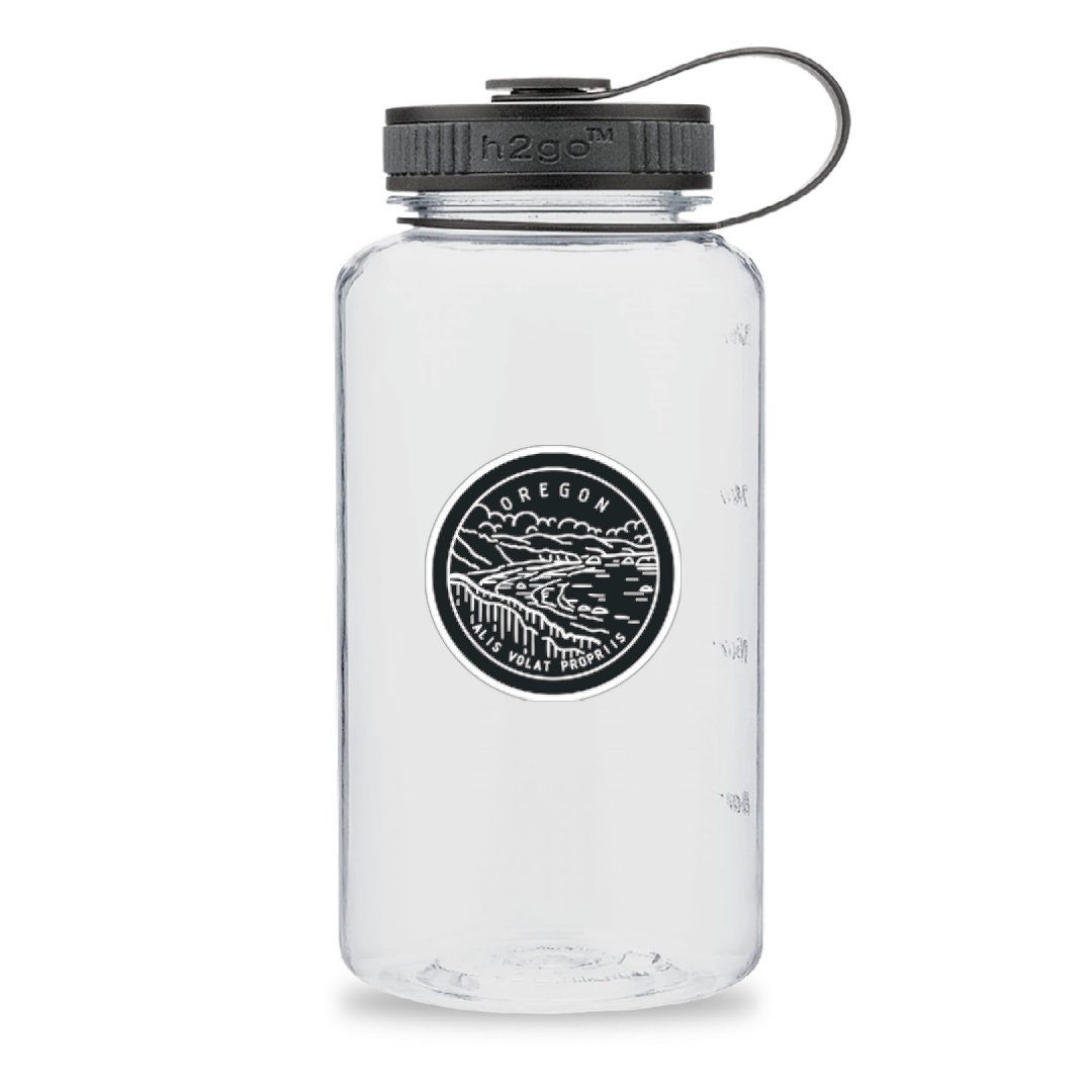 Oregon State Motto Round Sticker Alis Volat Propriis Circle | Etsy