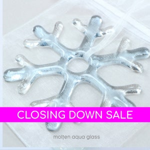 Part Two How to Make Fused Glass Snowflakes Additional - Etsy Canada
