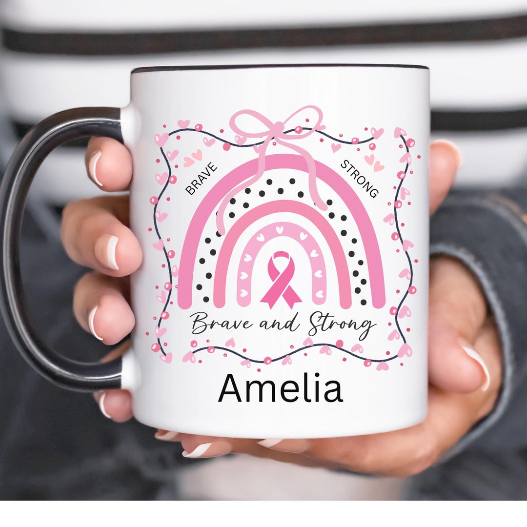 Breast Cancer Survivor Mug: Custom Chemo Care Gift - Etsy