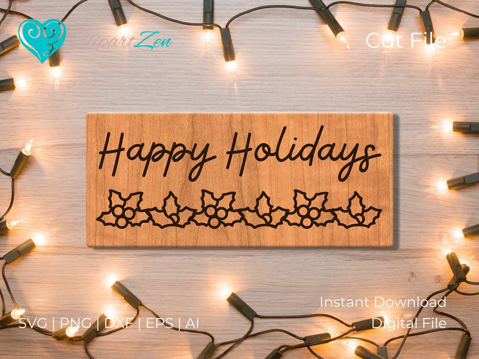 Christmas Poinsettia Flower Border Cut File, Svg, Png, Dxf, Eps, Ai ...