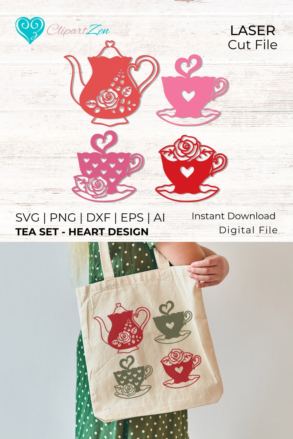 Heart Teapot Svg, Teacup Svg, Tea Pot Flowers Svg, Clipart, Svg, Png ...