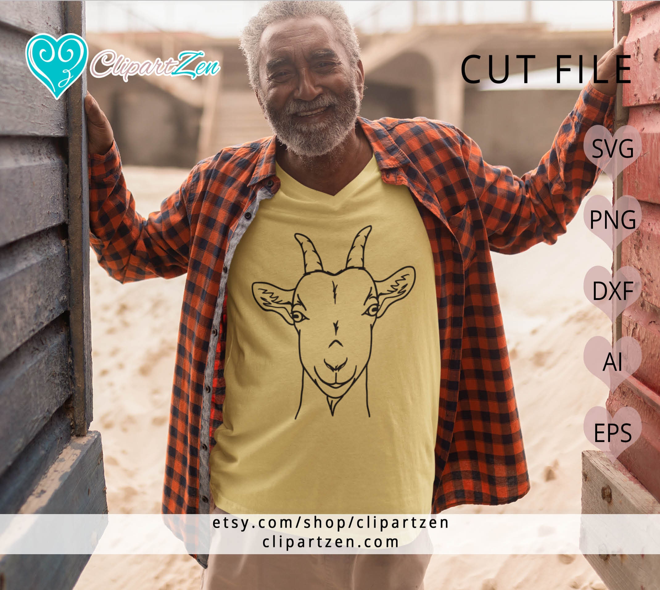 Goat Svg, Goat Head Svg, Farm Animal Svg, Clipart, PNG, Cut File for ...