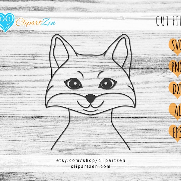 Fox Head Pattern - Etsy