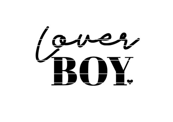Lover Boy SVG Boys Shirt Cut File Vectors for Kids | Etsy Singapore